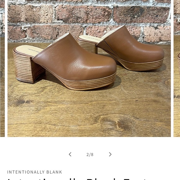 INTENTIONALLY BLANK | Shoes | Intentionally Blank Clog | Poshmark